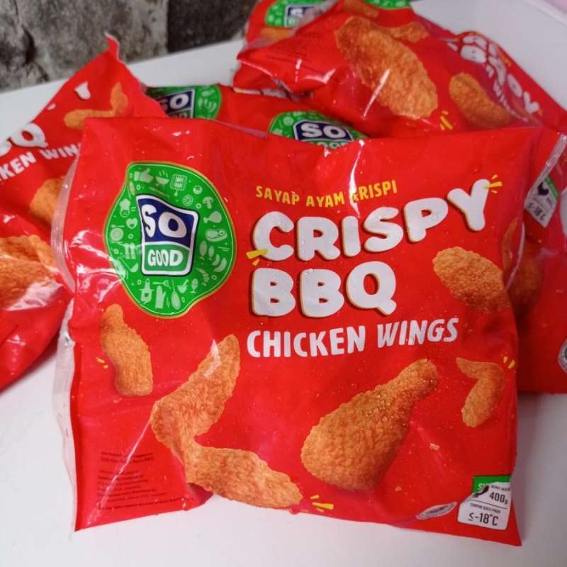 Jual So Good Crispy BBQ chicken wings 400gr sayap ayam krispi barbeque ...