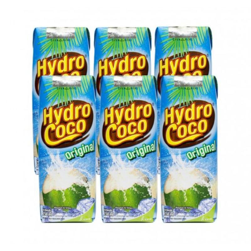 Jual Hydro Coco Minuman Air Kelapa Murni [250 mL x 6 Pcs] di Seller ...