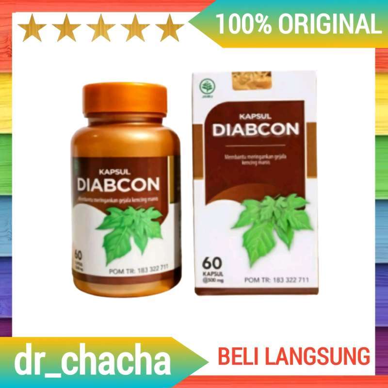 Jual Kapsul Diabcon Original Diabkon Asli Herbal Obat Diabetes Kencing ...