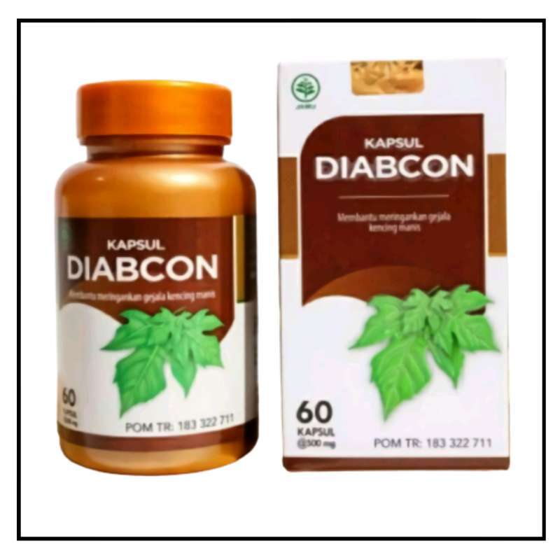 Jual Kapsul Diabcon Original Diabkon Asli Herbal Obat Diabetes Kencing ...