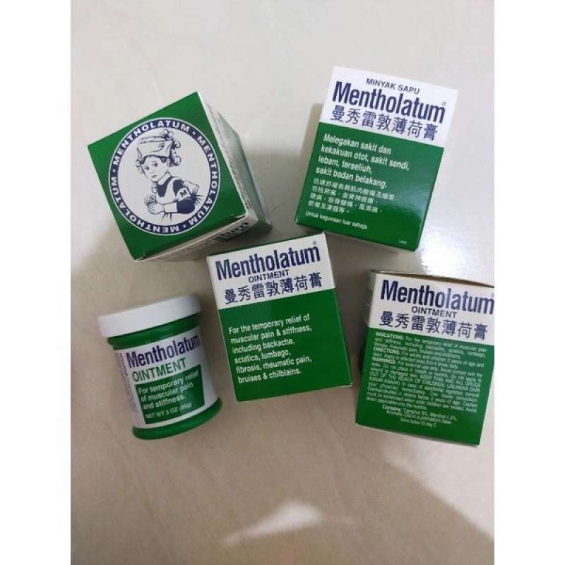 Promo Mentholatum Ointment 85gr Minyak Sapu Kemasan Besar Balsam Otot ...