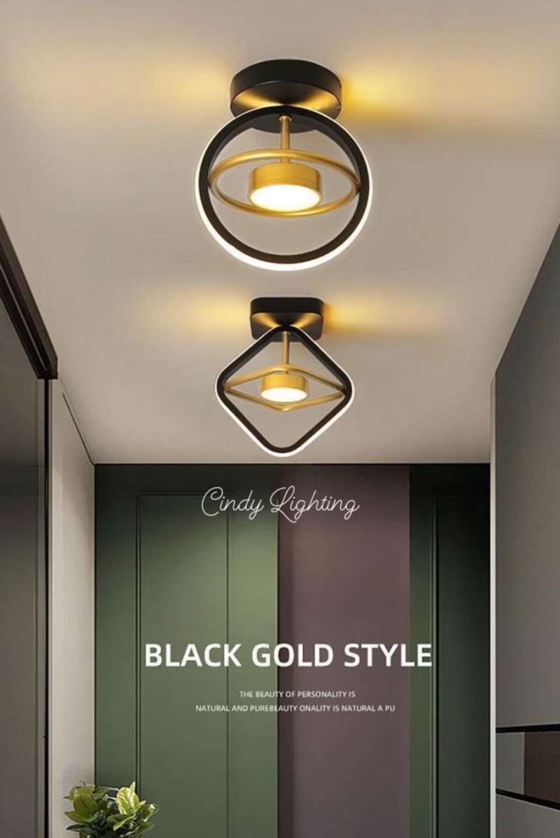 Jual Lampu plafon led gantung modern minimalis 3 warna nordic simple ...