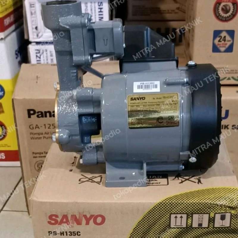 Jual POMPA AIR BOOSTER 125 WATT SANYO PB-H 135C Pompa Pendorong Toren ...