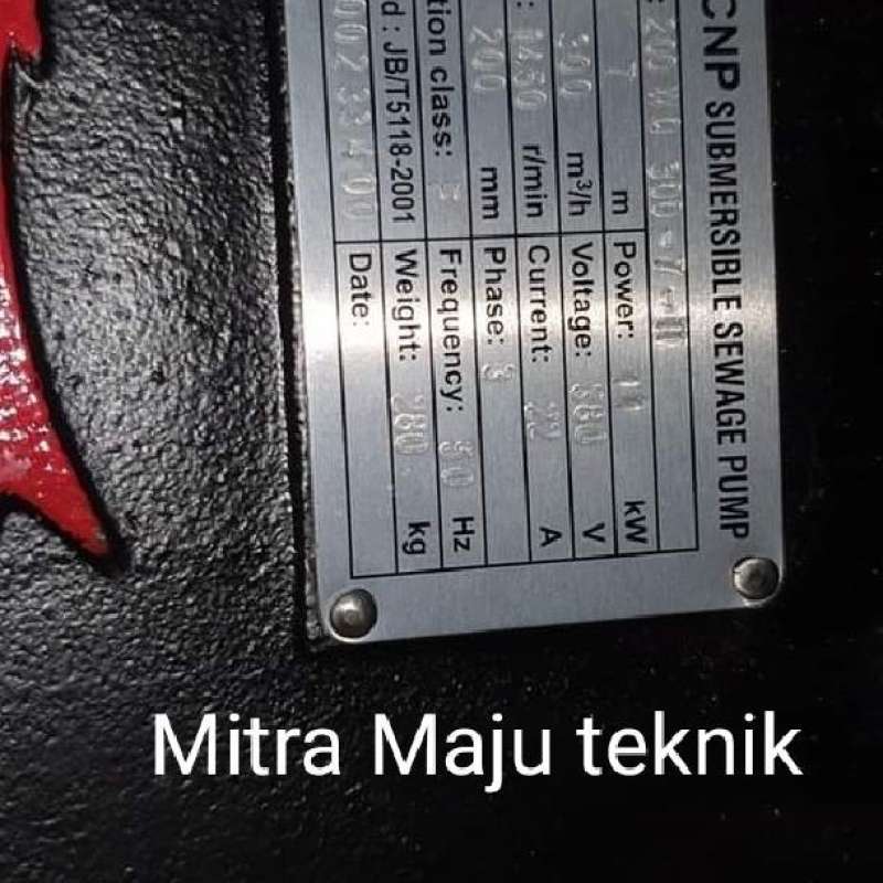 Jual Pompa Celup Dewatering Kapasitas Besar Banjir Cnp 200wq300-7-11 ...