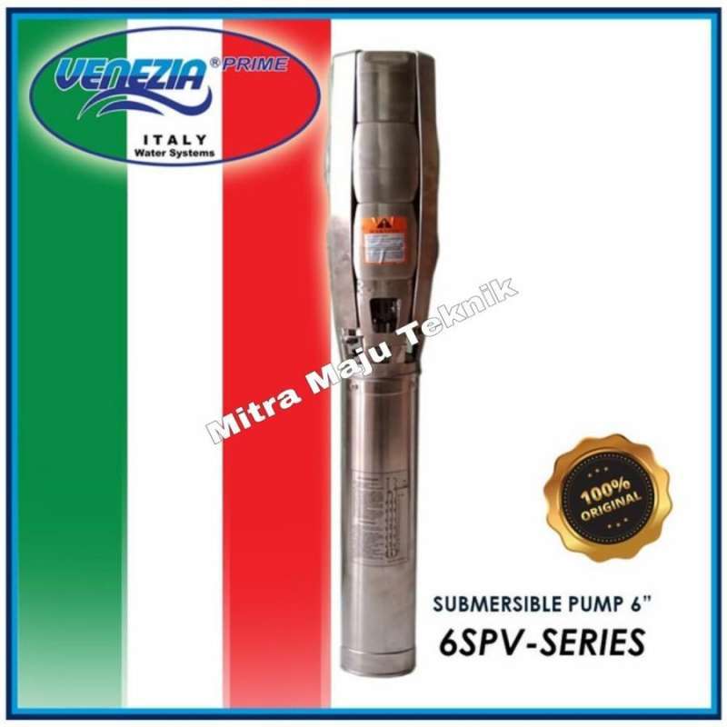 Jual VENEZIA Pump 6 SPV 46-3 (3 Phase) POMPA SUBMERSIBLE 6 (Short Cable ...