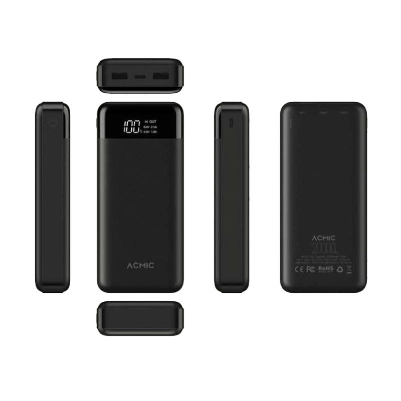 Jual Acmic D20 Digital Display Powerbank [20000mah/ Fast Charge/ 2a ...