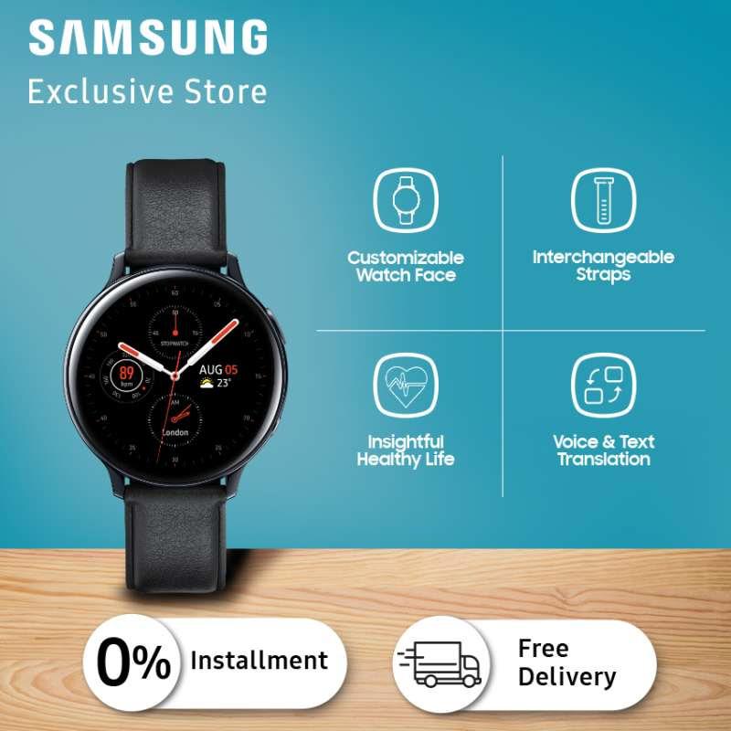 Jual Samsung Galaxy Watch Active2 Stainless Smartwatch [44 mm] di ...