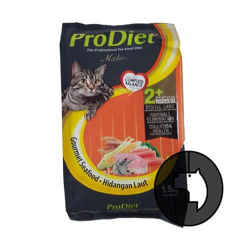 Jual pro diet 1.5 kg cat gourmet seafood di Seller Alfa Sentra Abadi ...