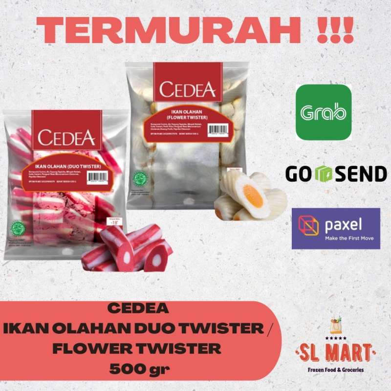 Promo BAKSO IKAN OLAHAN CEDEA DUO TWISTER / FlOWER TWISTER 500GR HALAL ...