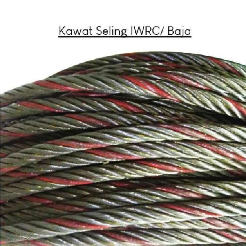 Jual 1 ROLL Kawat Seling 6x37 Baja IWRC / Wire Rope IWRC - 8MM X 1000MTR di Seller GBM Teknik ...
