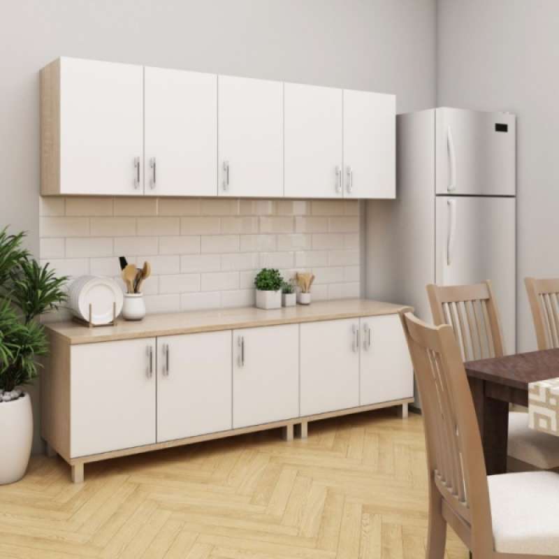 Jual Lemari Dapur/kitchen Set/rak Gantung 3 Pintu Polos Minimalis ...