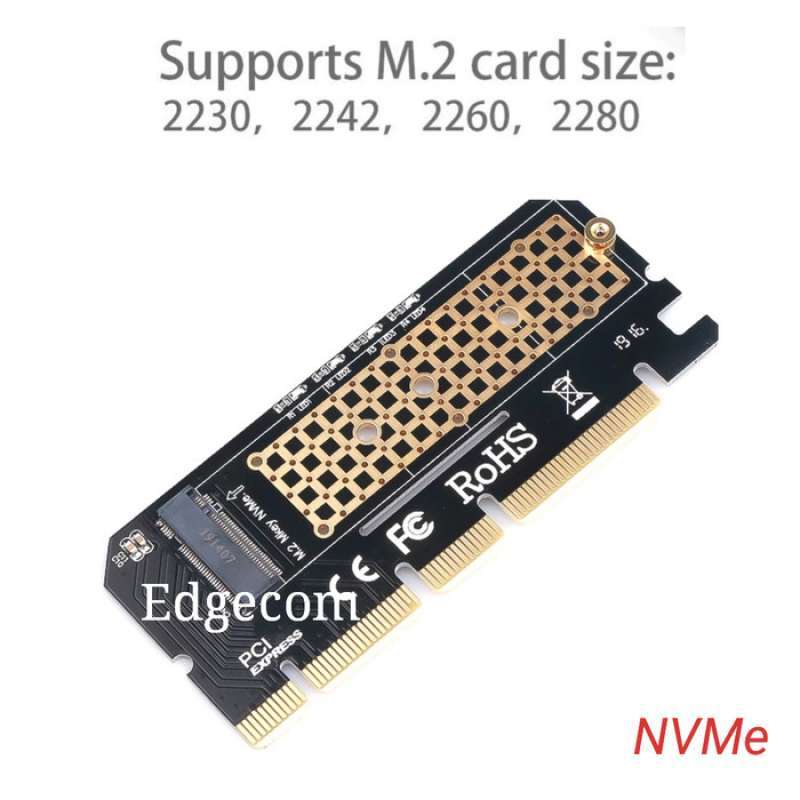Promo PCIE NVME M.2 SSD to PCIE X16 Expansion Card Diskon 50% di Seller ...