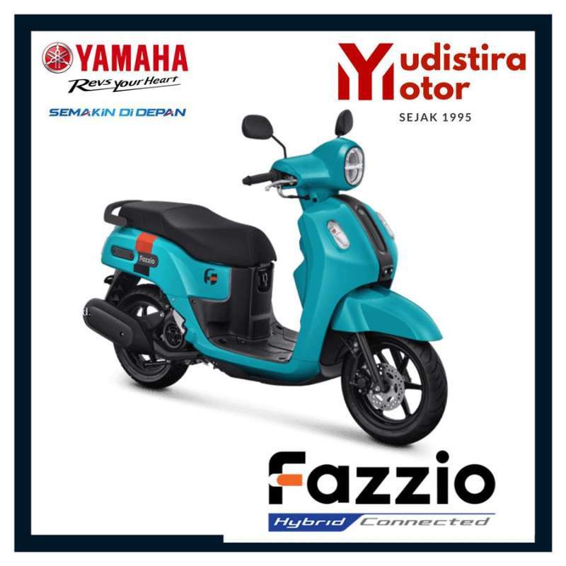 Jual Yamaha Fazzio Hybrid Connected - Neo Version [OTR JATENG] - Cyan ...