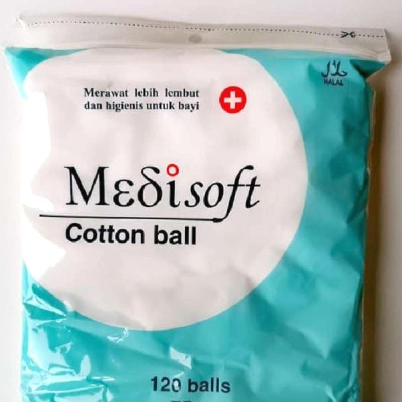 Jual Medisoft Cotton Ball Kapas Bola [120 Ball/ 75 g] di Seller Yoona ...