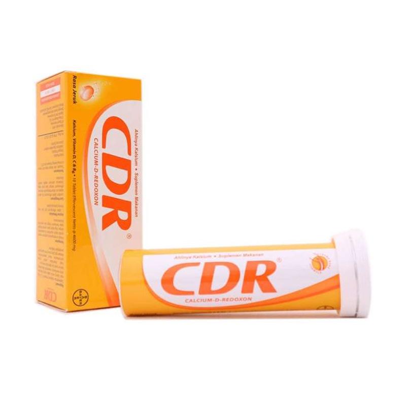 Jual CDR Rasa Jeruk Kalsium Vitamin C Suplemen Makanan [10 Tablets] di ...