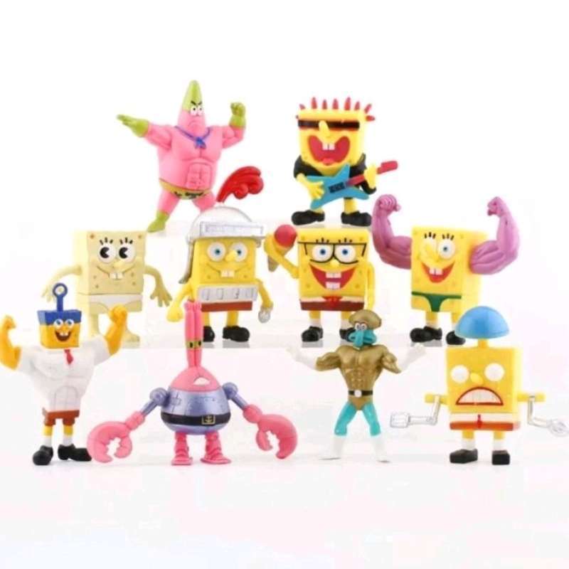 Jual Mainan Spongebob Squarepants Small Figure Set 10pcs Di Seller Toko ...