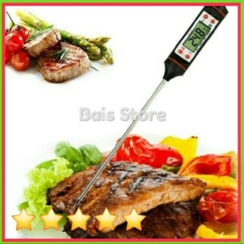 Promo Termometer Masak Digital 300 Derajat Thermometer Suhu Makanan ...