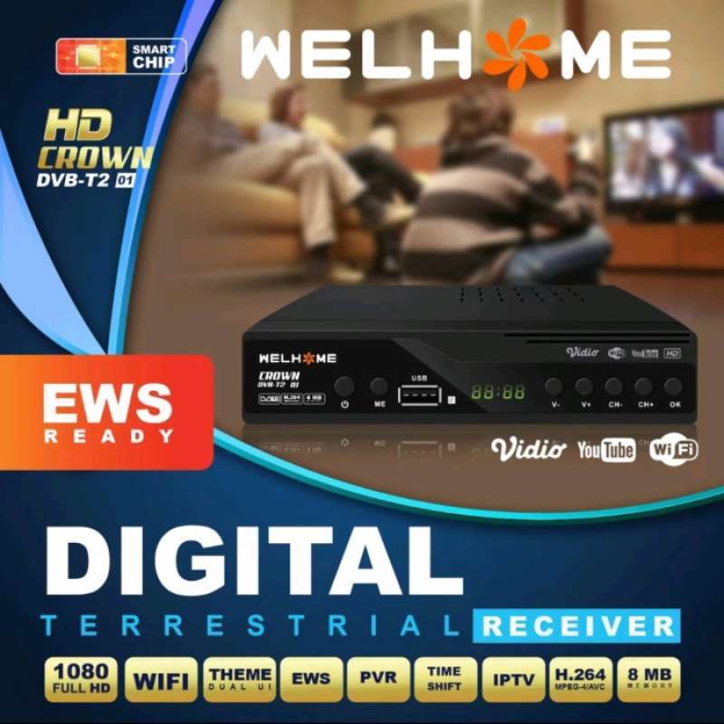 Jual SET TOP BOX T2 WELLHOME DVB RECEIVER TV di Seller WINTER ...