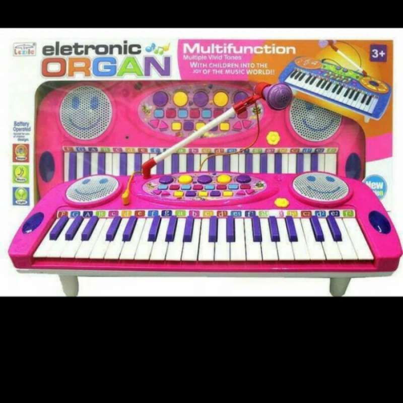 Promo Mainan Piano Keyboard Microphone Electronic Organ Multifunction ...