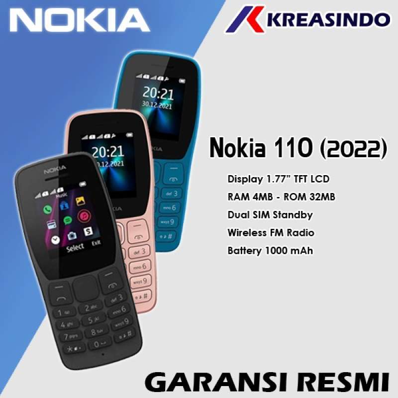 Jual Nokia 110 2022 Shaka Feature Phone Garansi Resmi Di Seller ...