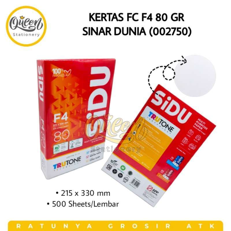 Jual Sinar Dunia Hvs F4 80 Gr Original Harga Termurah Juni 2024 | Blibli