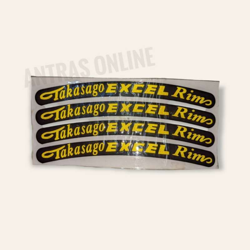 Promo stiker lis velg takasago excel sticker cutting rim velk motor ...