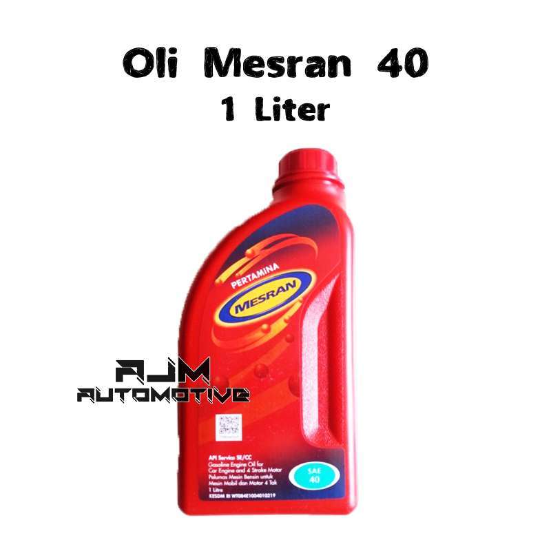 Jual Oli Mesin Mesran SAE 40 1 Liter Pertamina di Seller AJM Automotive - Kota Balikpapan ...