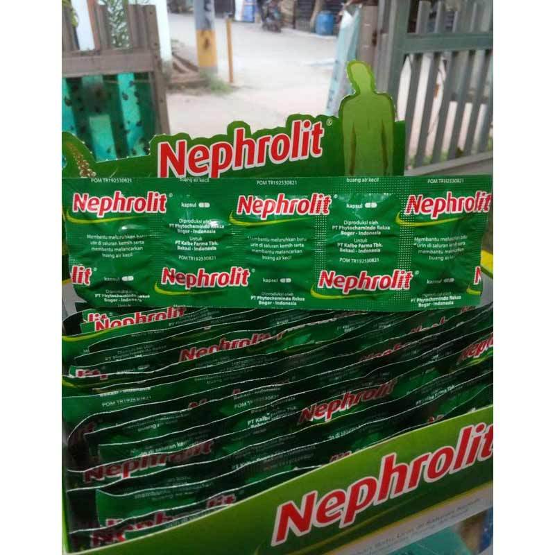Jual Nephrolit Kapsul Obat Kesehatan [1 Strip/5 Kapsul] di Seller ...