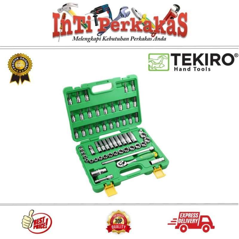 Jual Tekiro Kunci Socket Set 58pcs Dr.3/8 inch 6 PT di Seller Inti_Perkakas - Indonesia | Blibli