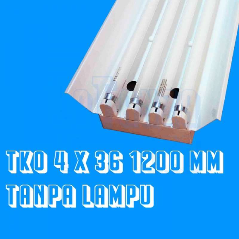 Jual Free Ongkir Kap Lampu Tko Led 4X36 120Cm Kap Tko Tl 4X16 Philips ...