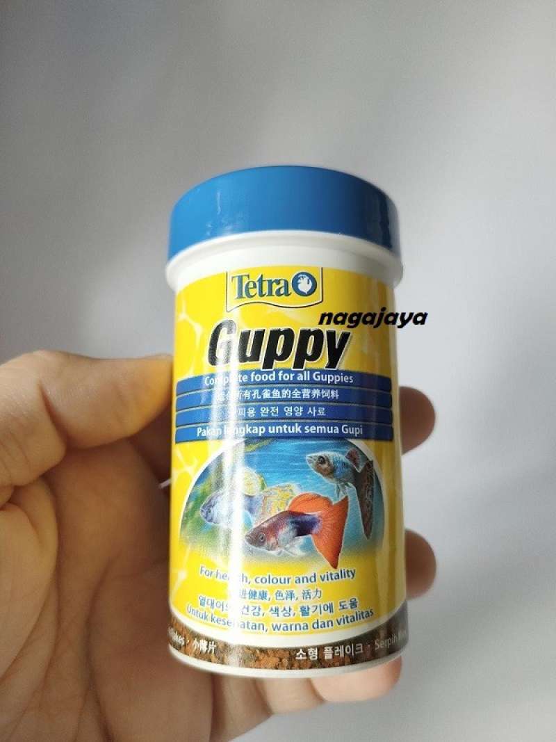 Jual Tetra Guppy 30 Gram Pakan Ikan Guppy Ikan Kecil Makanan Ikan Gapy ...