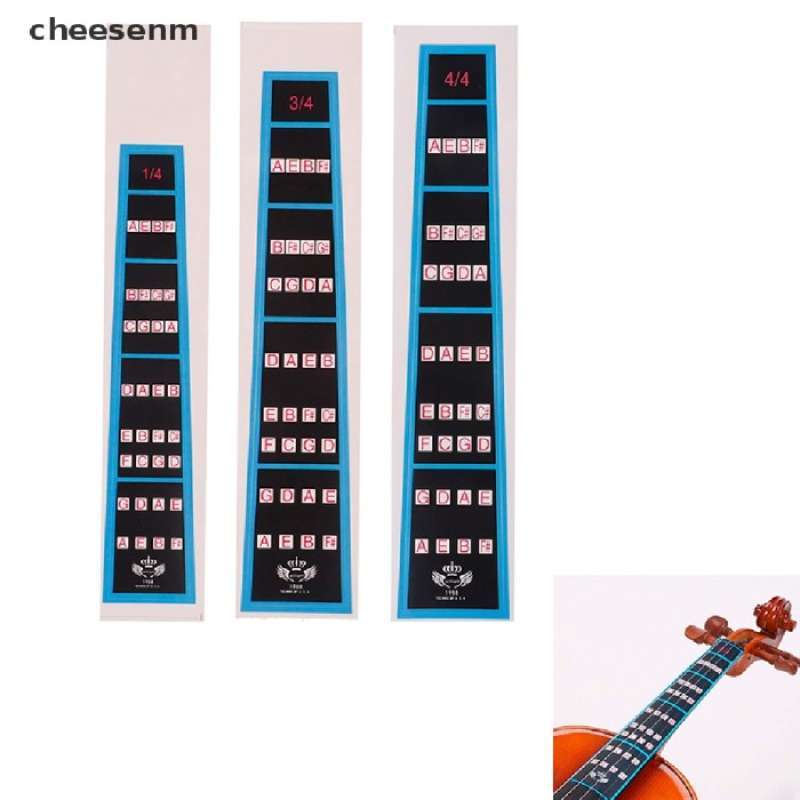 Jual Violin Fingerboard Sticker Fretboard Note Label Finge Chart ...