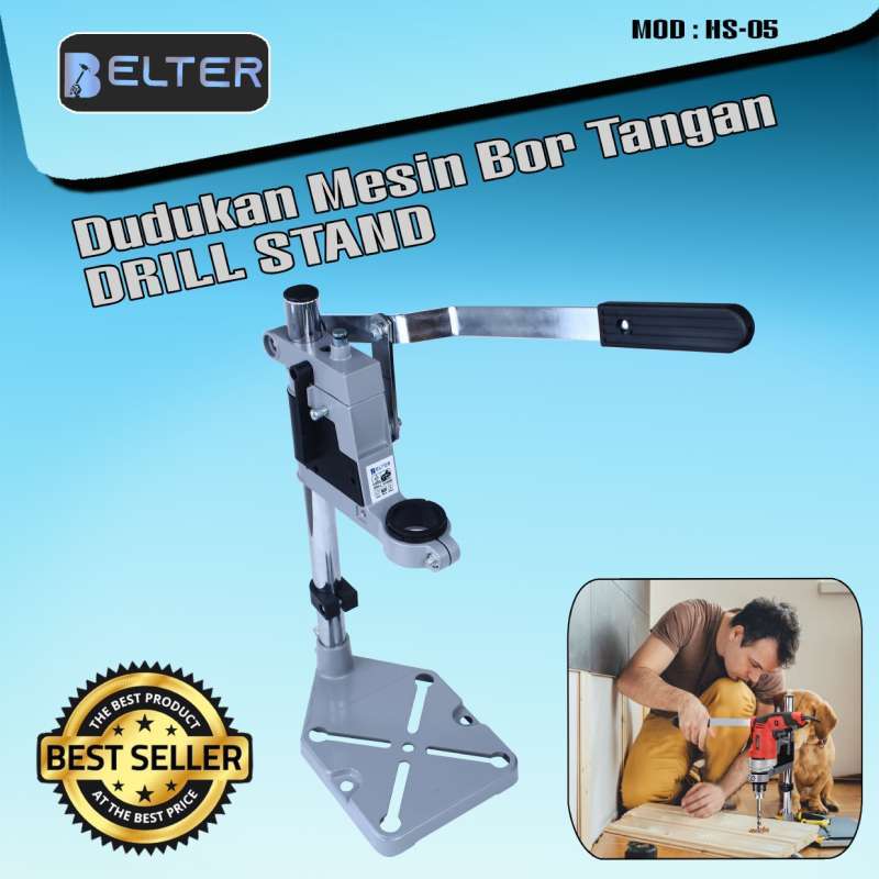 Jual Dudukan Bor Tangan / Drill Stand / Stand Drill press vice / Stand ...