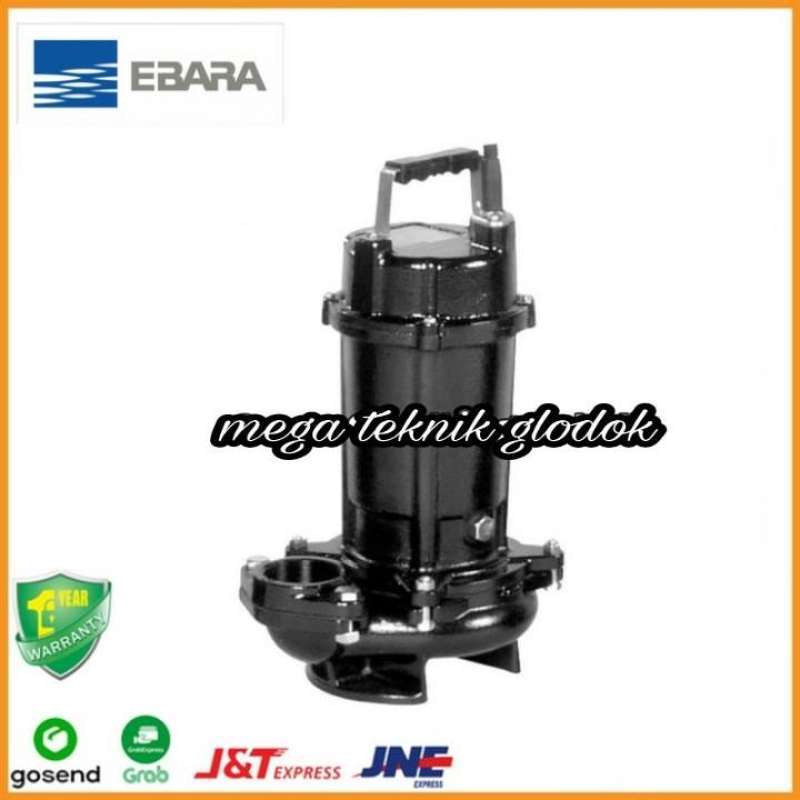 Jual Submersible Pump Ebara 80DVS53.7 3,7Kw Mesin Pompa Celup Air limbah di Seller Mega Tehnik ...