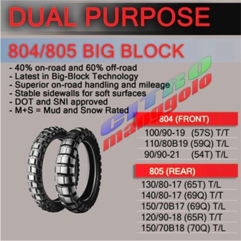 Jual Ban Big Block 140/80-17 Shinko E805 Scrambler Custom Di Seller ...