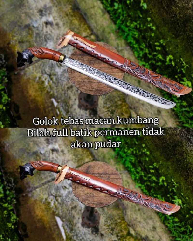 Promo golok kebun golok baja golok kerja potong kayu alat bantu ke ...