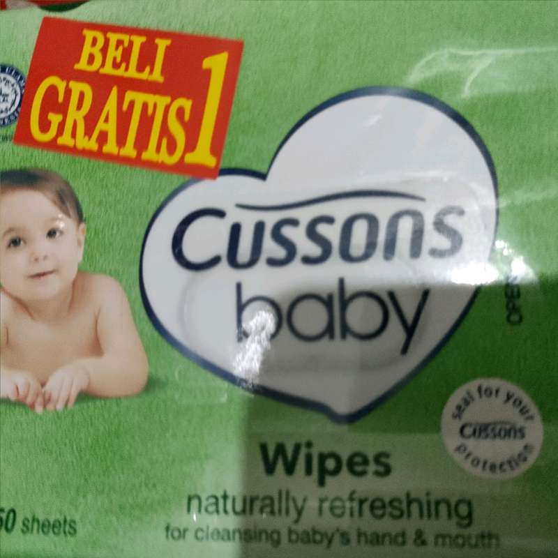Promo Cussons Refresh Bogof Tissue Basah Bayi [50 + 50 Sachets] Diskon ...