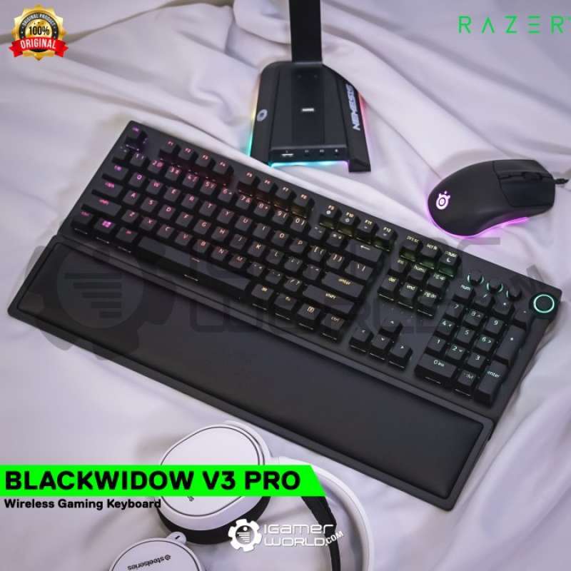 Promo Razer Blackwidow V3 PRO Wireless Mechanical Gaming Keyboard ...