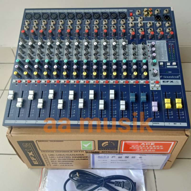Promo Mixer Soundcraft Efx12 Barang Super Baru Diskon 14% di Seller ...