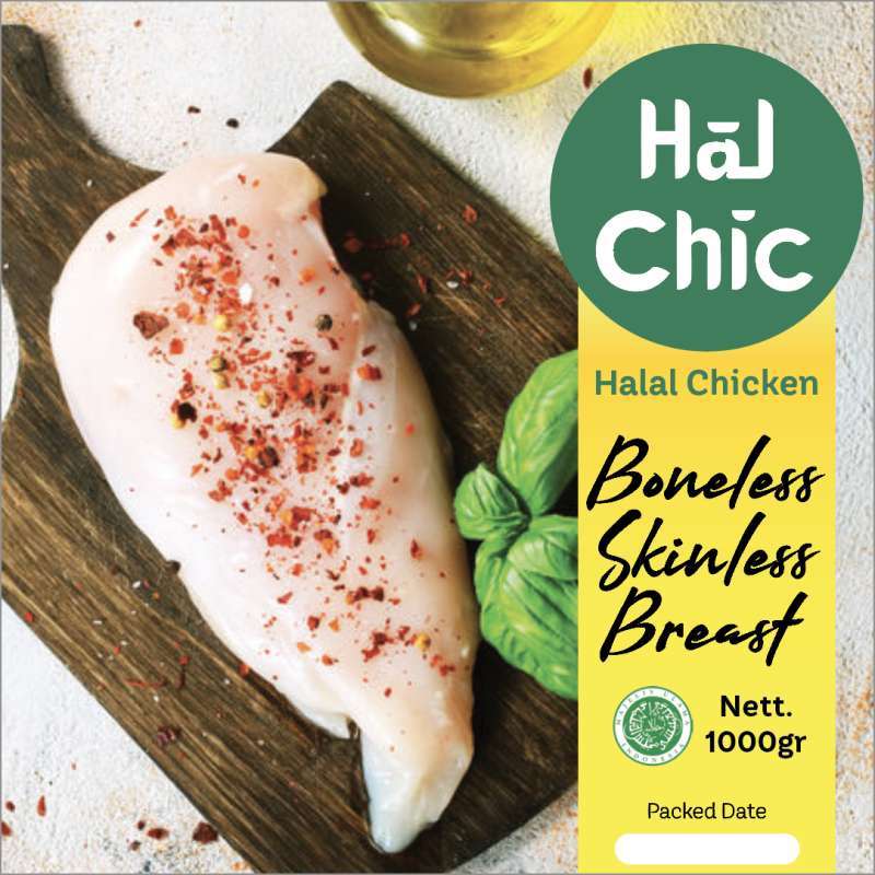 Promo Halal Chicken Boneless Skinless Breast [1000 gr] Diskon 14% di ...