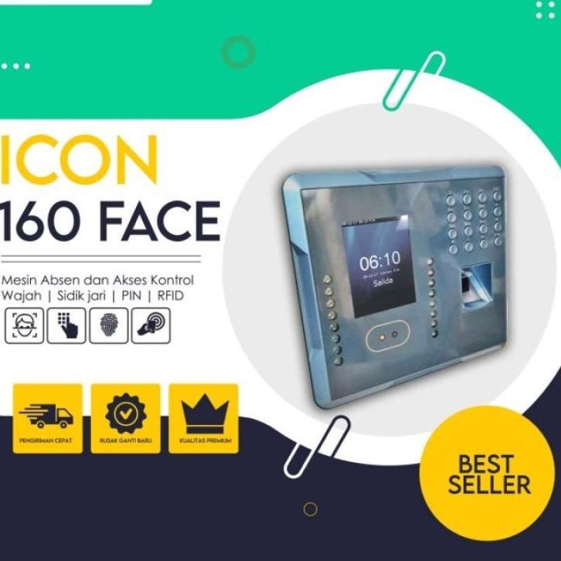 Jual Mesin Absen Wajah dan Akses Kontrol ICON 160 Paket Akses Pintu ...