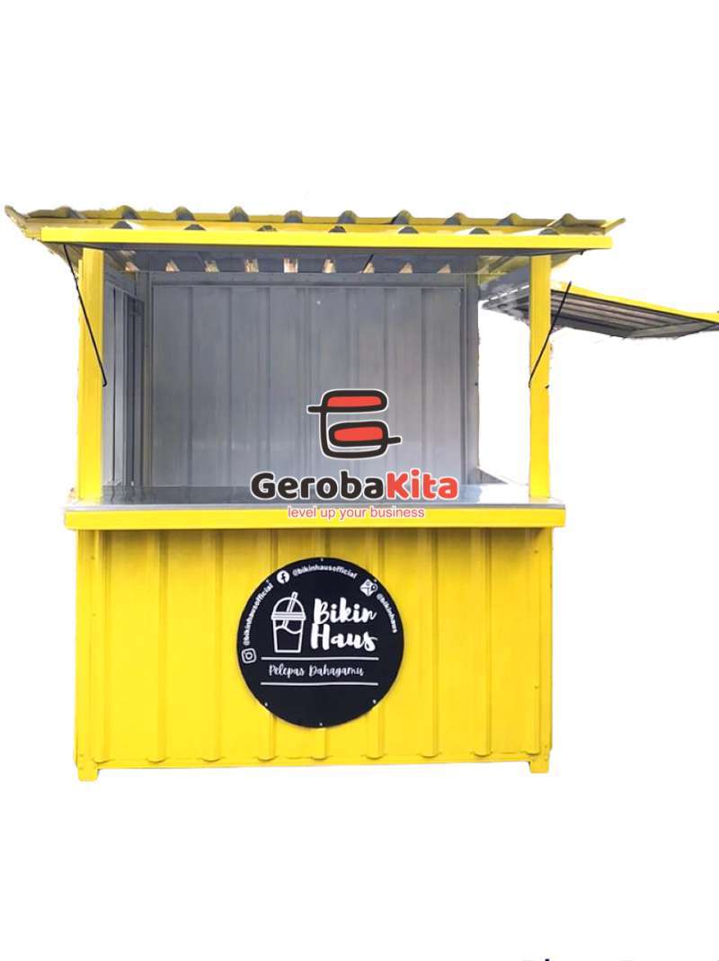 Jual Booth Container dengan lantai di Seller GerobaKita - Solodiran ...
