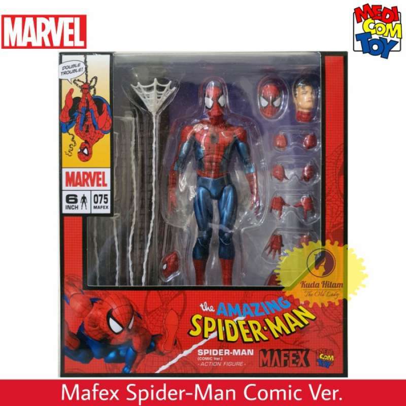 Promo Medicom Toy Mafex 075 The Amazing Spider-Man Comic Version ...