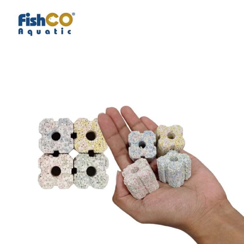 Promo Fishco Media Bio Filter Hollow Plum Bacteria House - Rumah ...