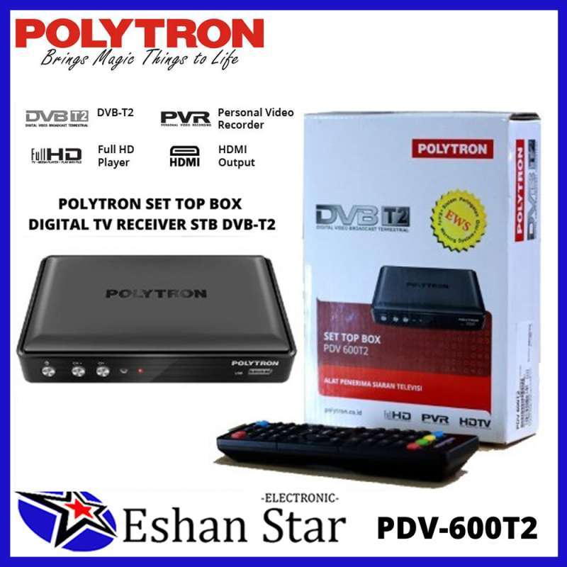 Jual Polytron Set Top Box TV Digital PDV600T2 di Seller Eshan Star ...