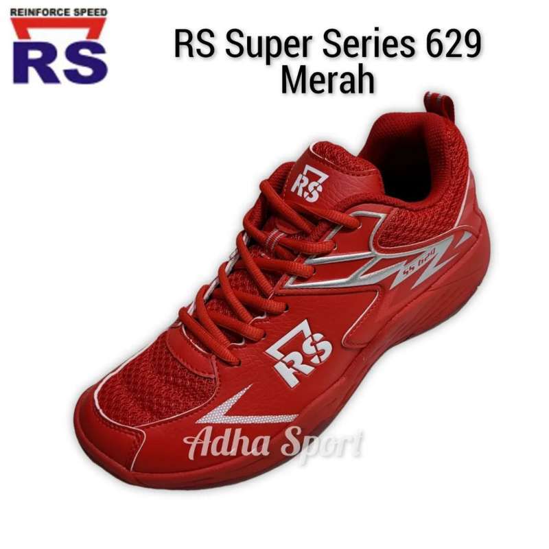 Jual Sepatu Badminton RS Super Series 629 / SS629 / SS 629 Merah ...