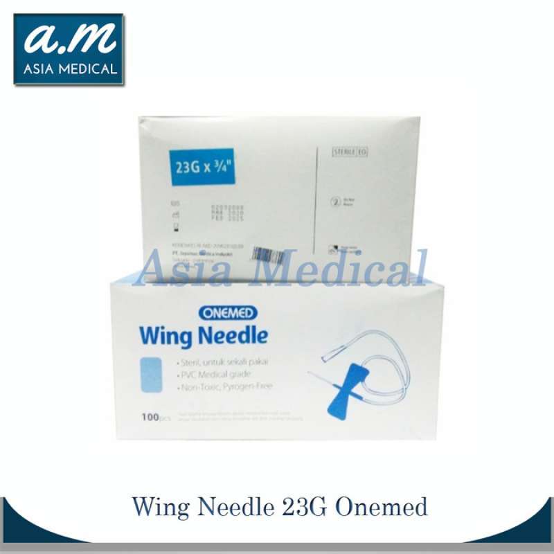 Jual Needle wing Onemed 23G/Needle Wing 23 G 1 Box Isi 100 pcs di Seller Albinka Store - Kota ...
