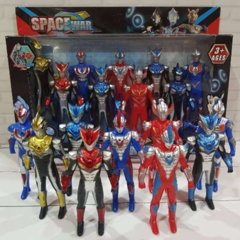 Jual Figure Ultraman Set Action Robot Ultraman Set 9 Pcs di Seller ...