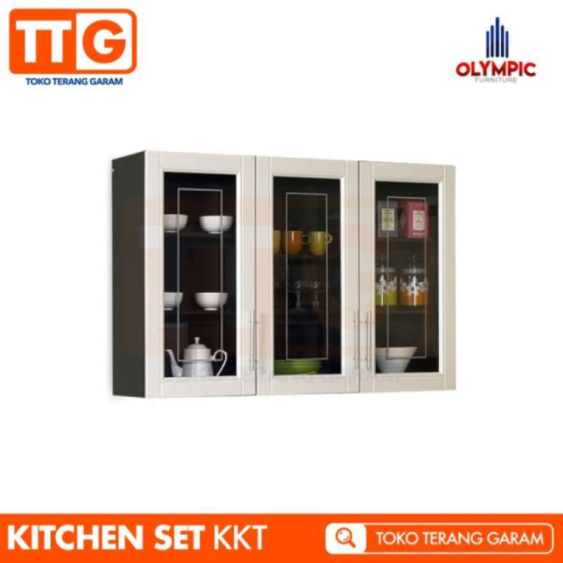 Jual Olympic Kitchen Set Mutiara Rak Dapur Gantung Minimalis 3 Pintu ...