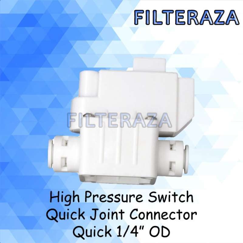 Promo Quick Joint High Pressure Switch RO Reverse Osmosis HPS 1/4 OD Diskon 5% di Seller Hallin ...